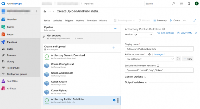 C++ Package Management in Azure DevOps Builds| JFrog Artifactory