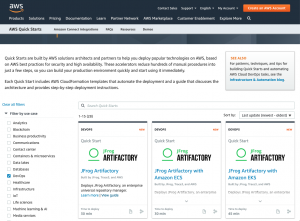 Artifactory HAを簡単にデプロイ | AWSクイックスタート