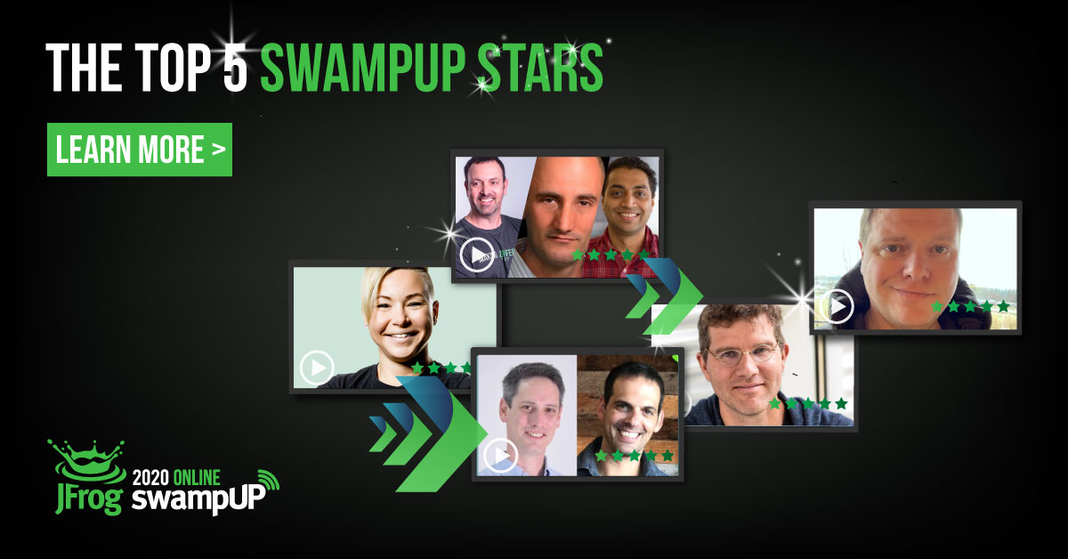 Top 5 sessions rated by the DevOps community | JFrog swampUP 2020