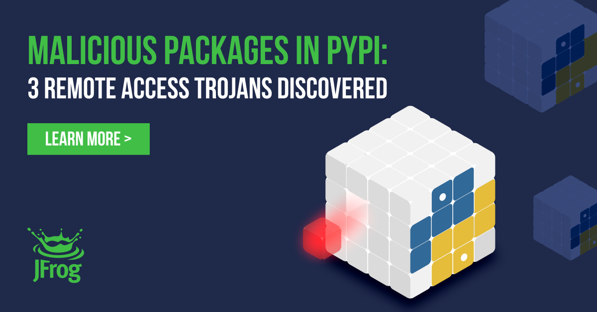 Malicious Packages in PyPI: 3 Remote Access Trojans Discovered
