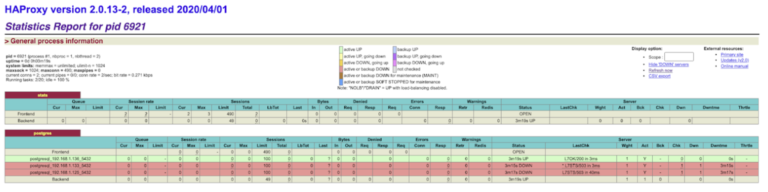 High Availability PostgreSQL Cluster using Patroni and HAProxy