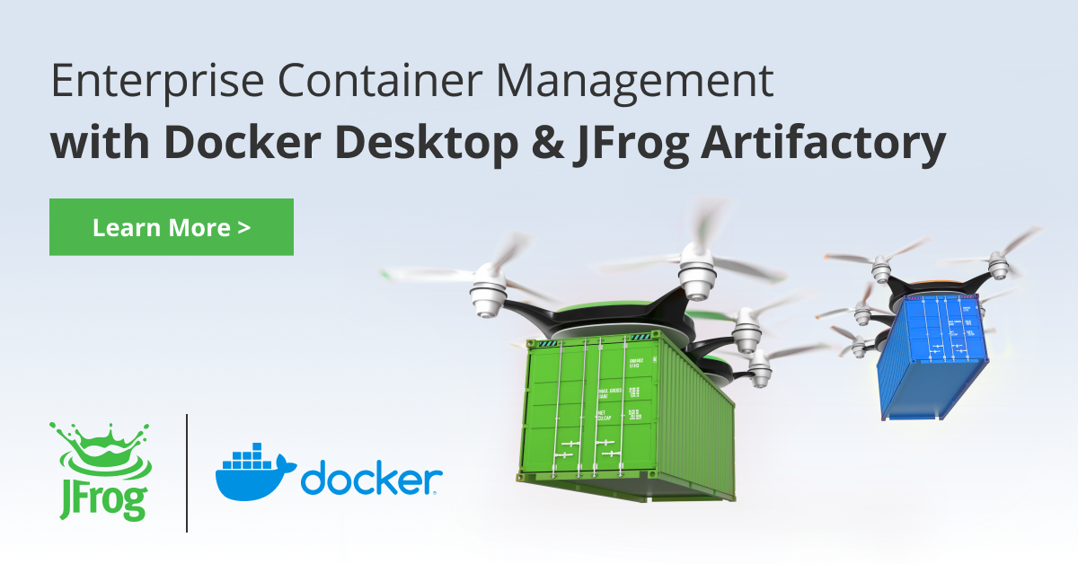 Container Management for Enterprise with Artifactory and Docker Desktop